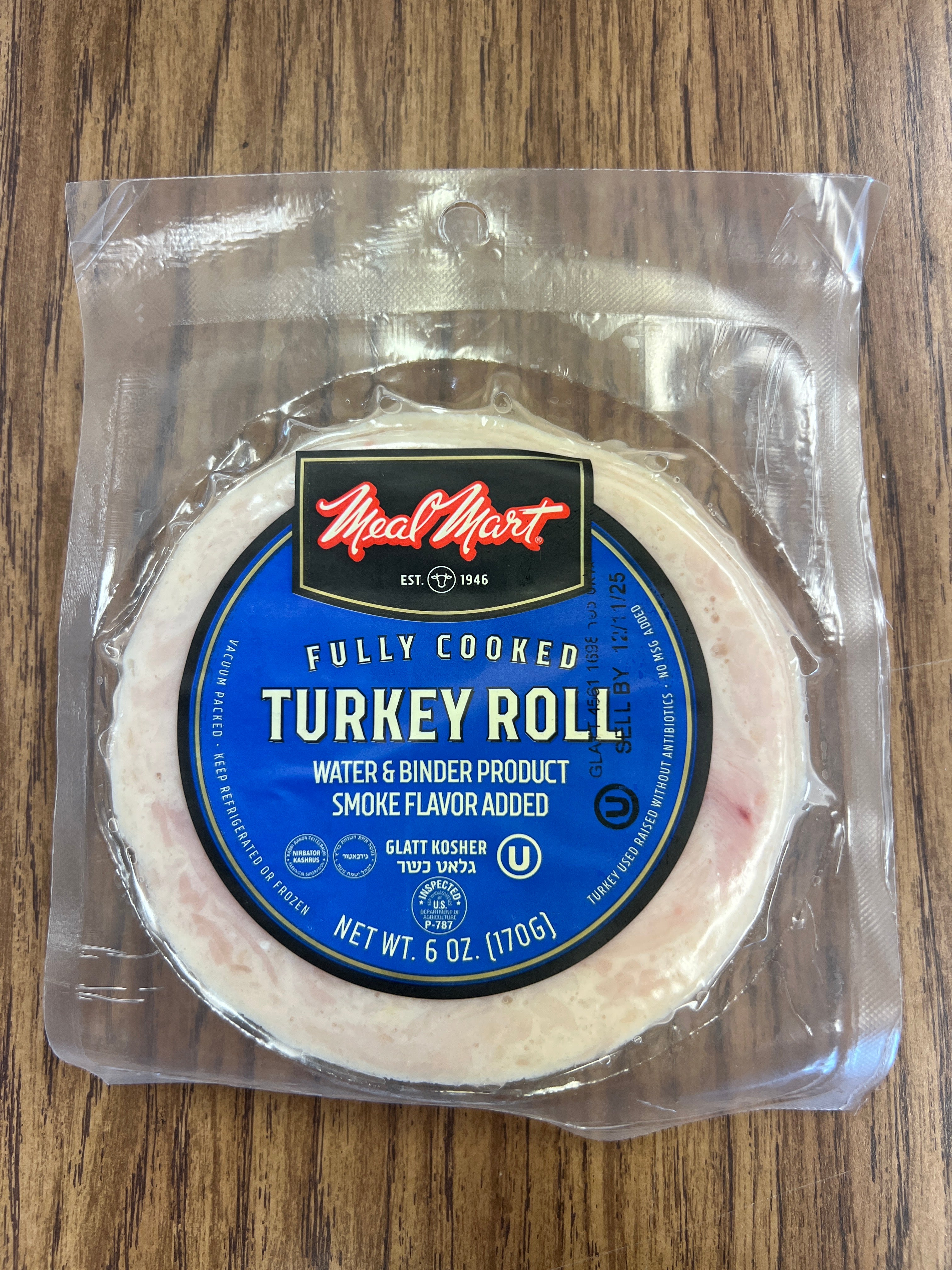Mealmart. Fully cooked turkey roll – Kosher Butcher TX