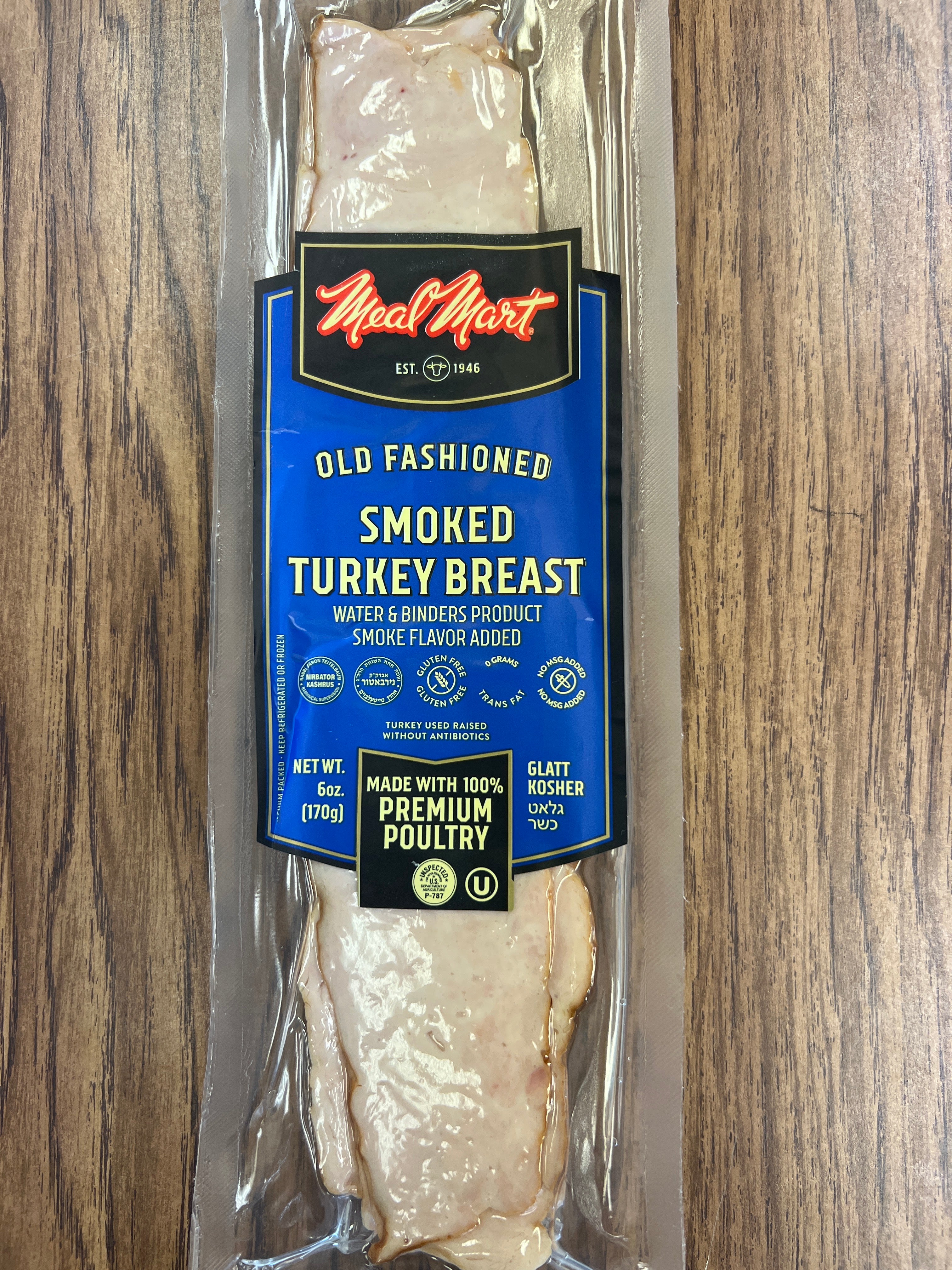 Mealmart. Old fashioned smoked turkey breast. Gluten free – Kosher ...